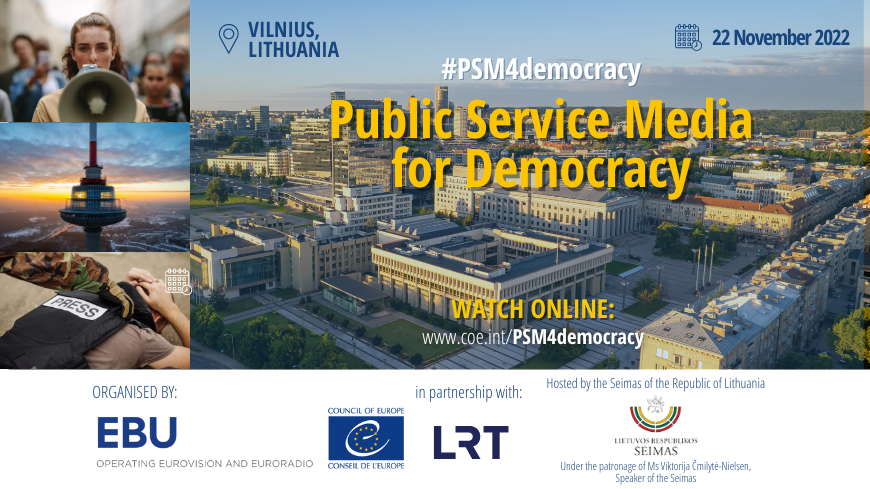 Follow the conference "Public Service Media for Democracy" live ...