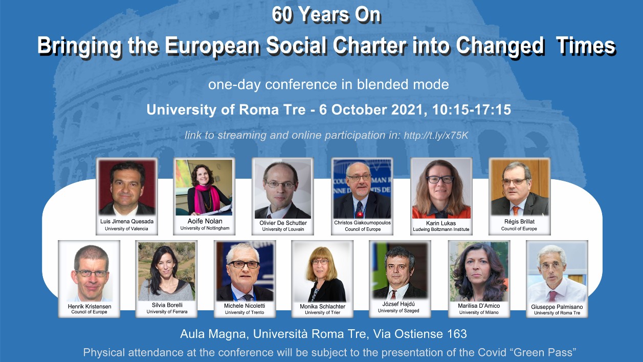 60 years on bringing the European Social Charter into changed times ...