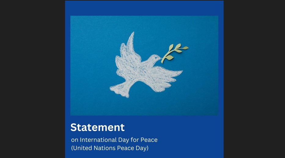 CCJ statement on the occasion of the International Day of Peace - Youth