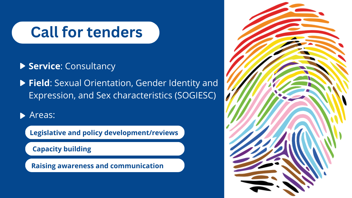 Call for tenders: consultancy services in the field of SOGIESC - Sexual ...