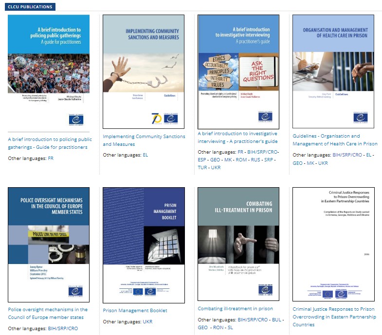 Publications - Cooperation in police and deprivation of liberty