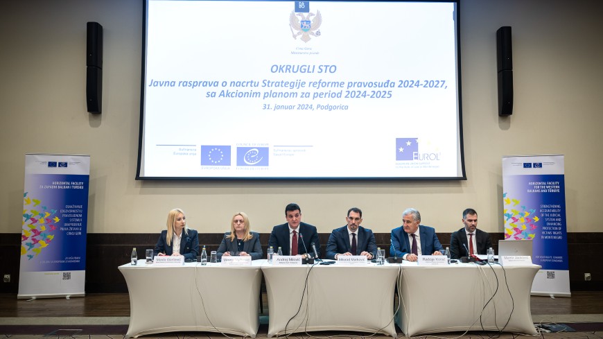 Public discussion on the draft Judicial Reform Strategy of Montenegro ...
