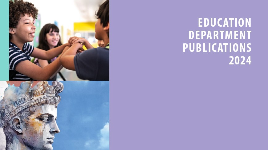 New publications : EDUCATION DEPARTMENT ACTIVITY REPORT 2024 ...