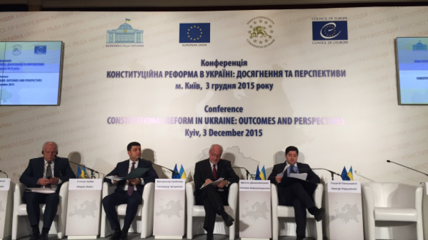 Ukraine - High-Level Conference on Constitutional Reform - Venice ...