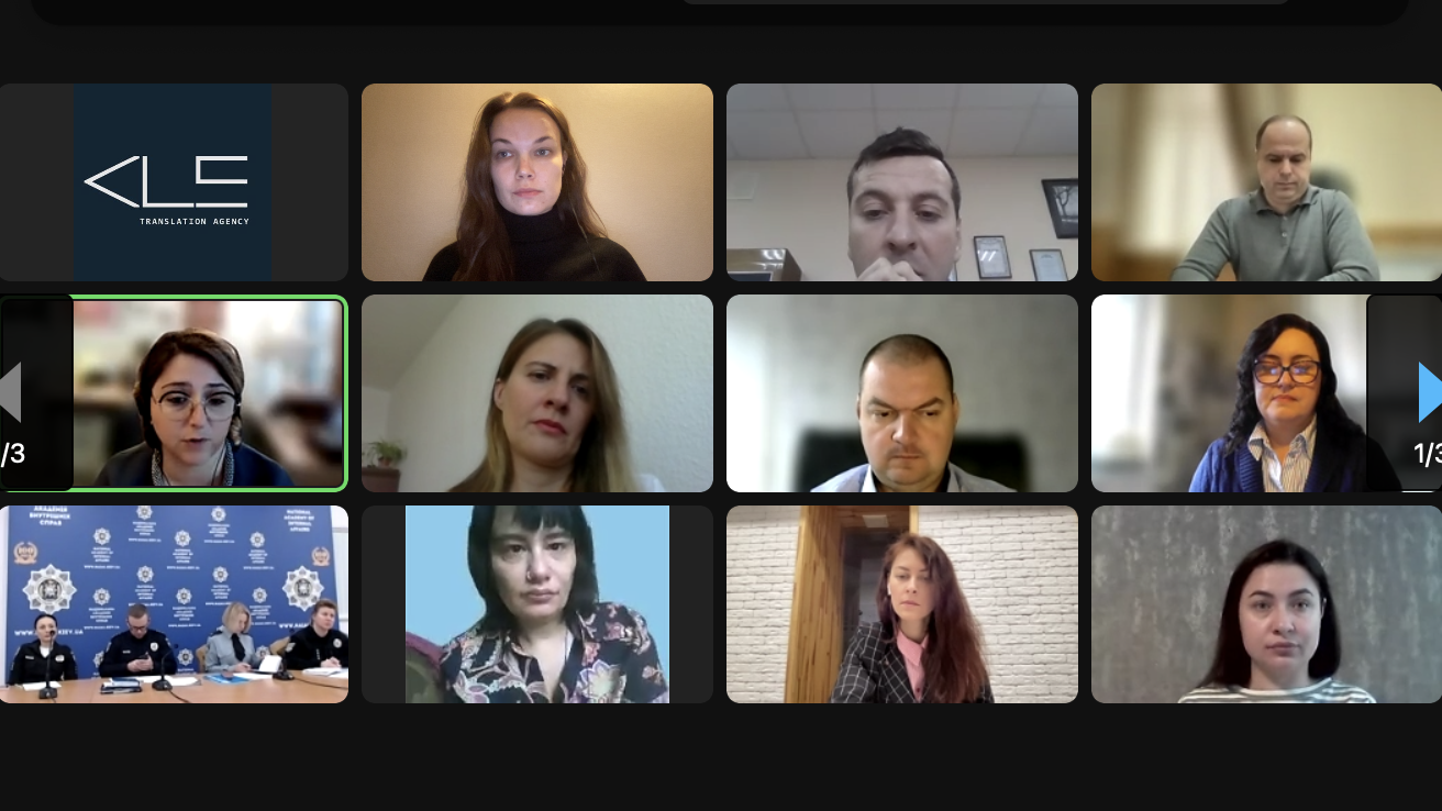 Online meeting to present Guidelines and Methodology for Documenting ...