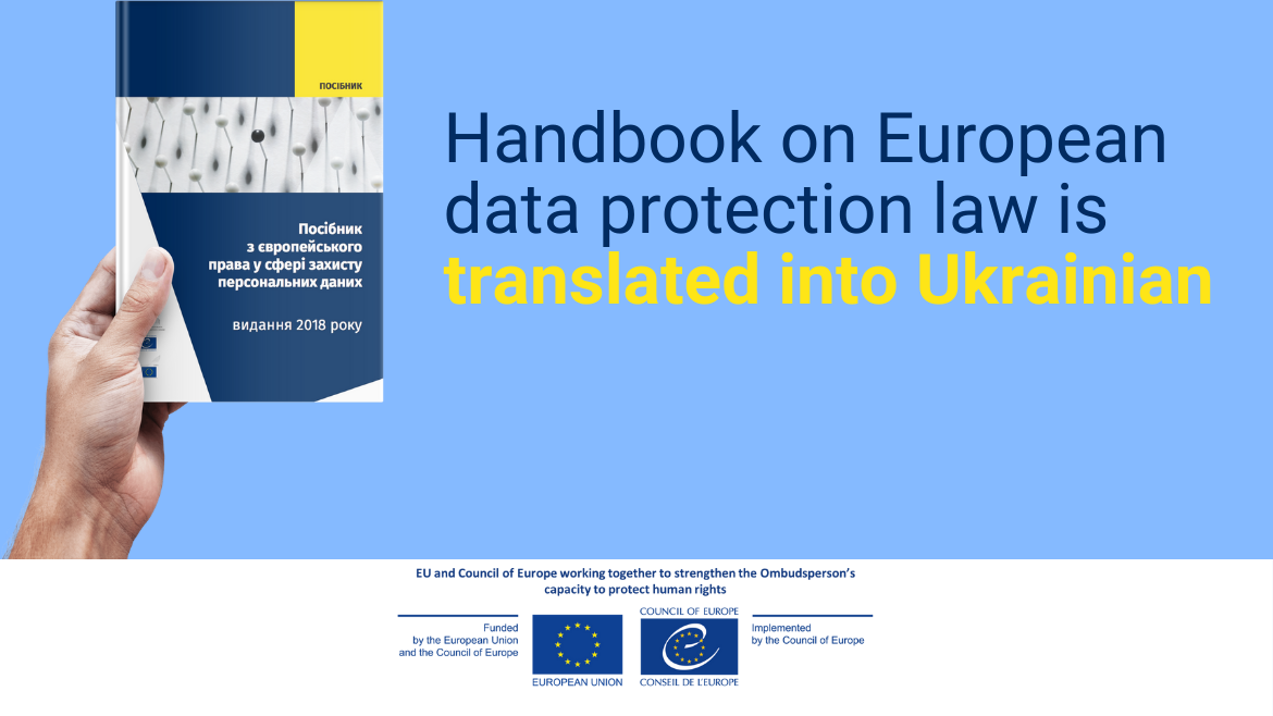 Handbook on European data protection law 2018 is translated into ...