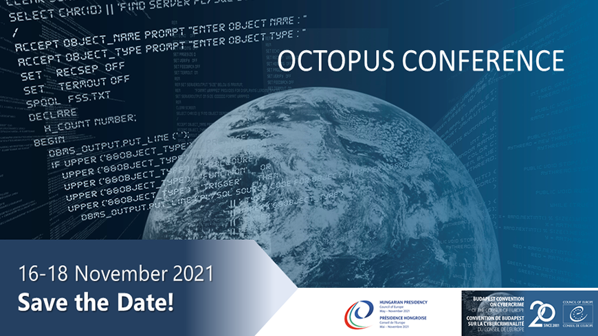 Save the date : Octopus Conference 2021! - Cybercrime