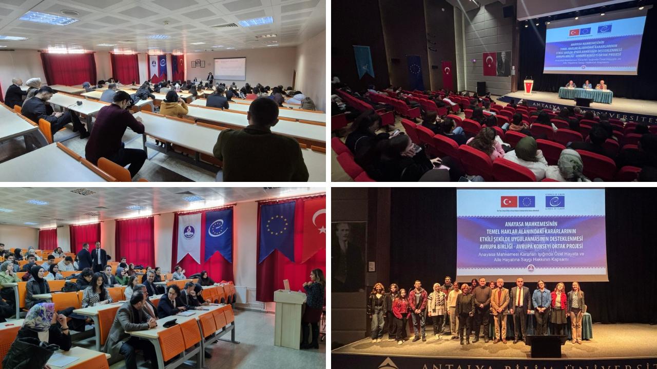 University Lectures in Erzurum and Antalya Highlight Key Constitutional ...